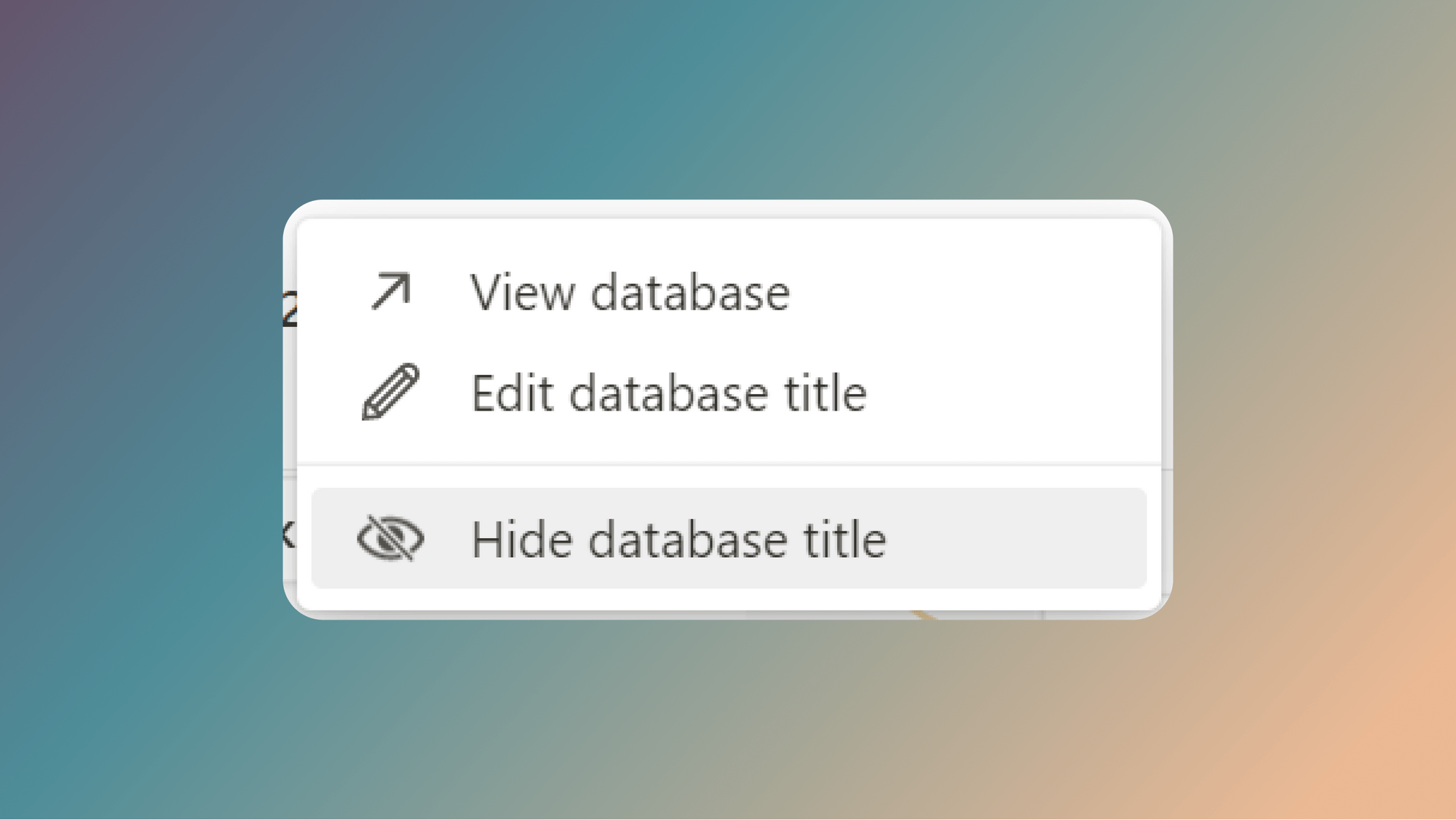 How To Hide Or Show Notion Database Titles: Quick Tutorial (2024)