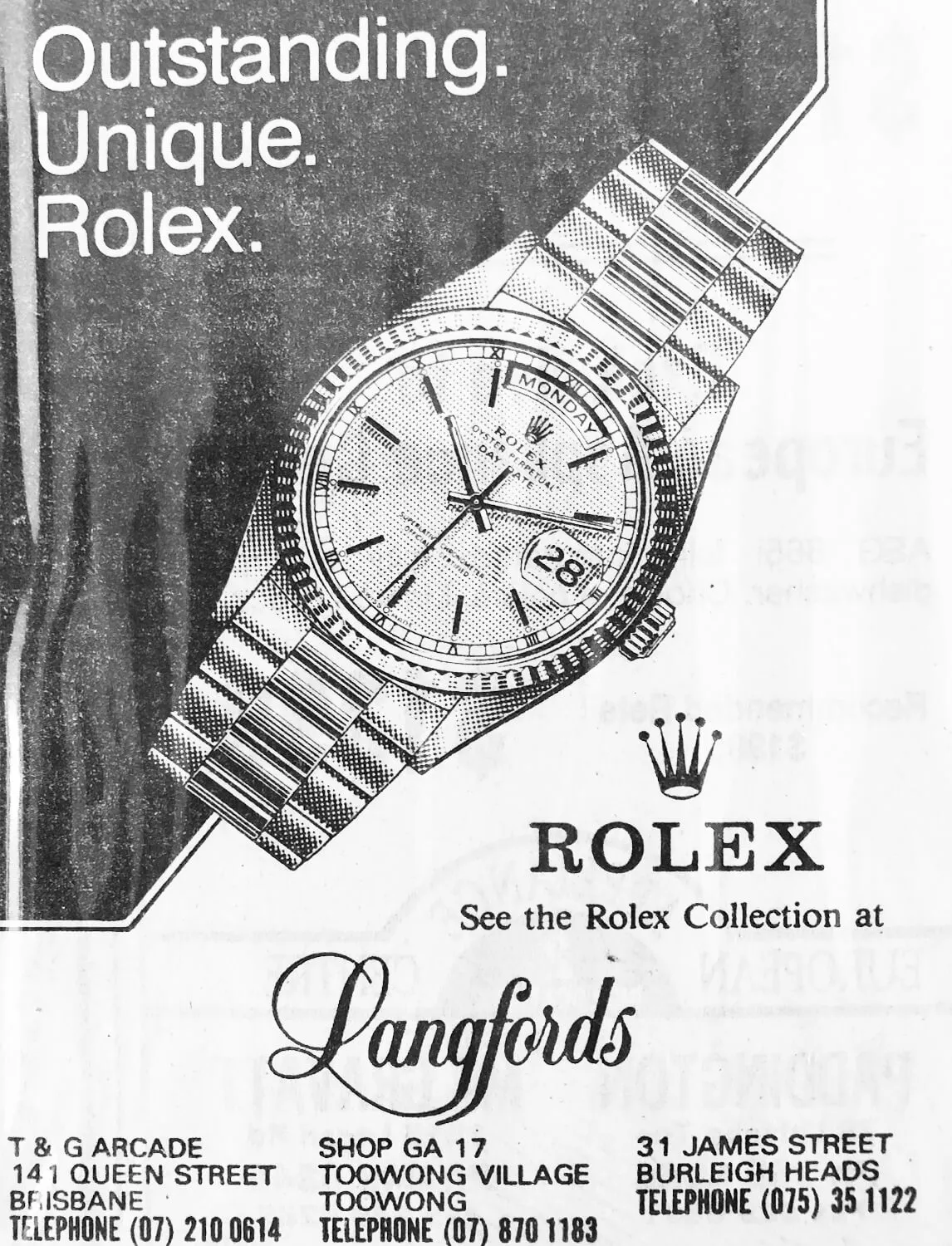 About Langfords Jewellers – Rolex Official Retailer – Brisbane & Gold Coast