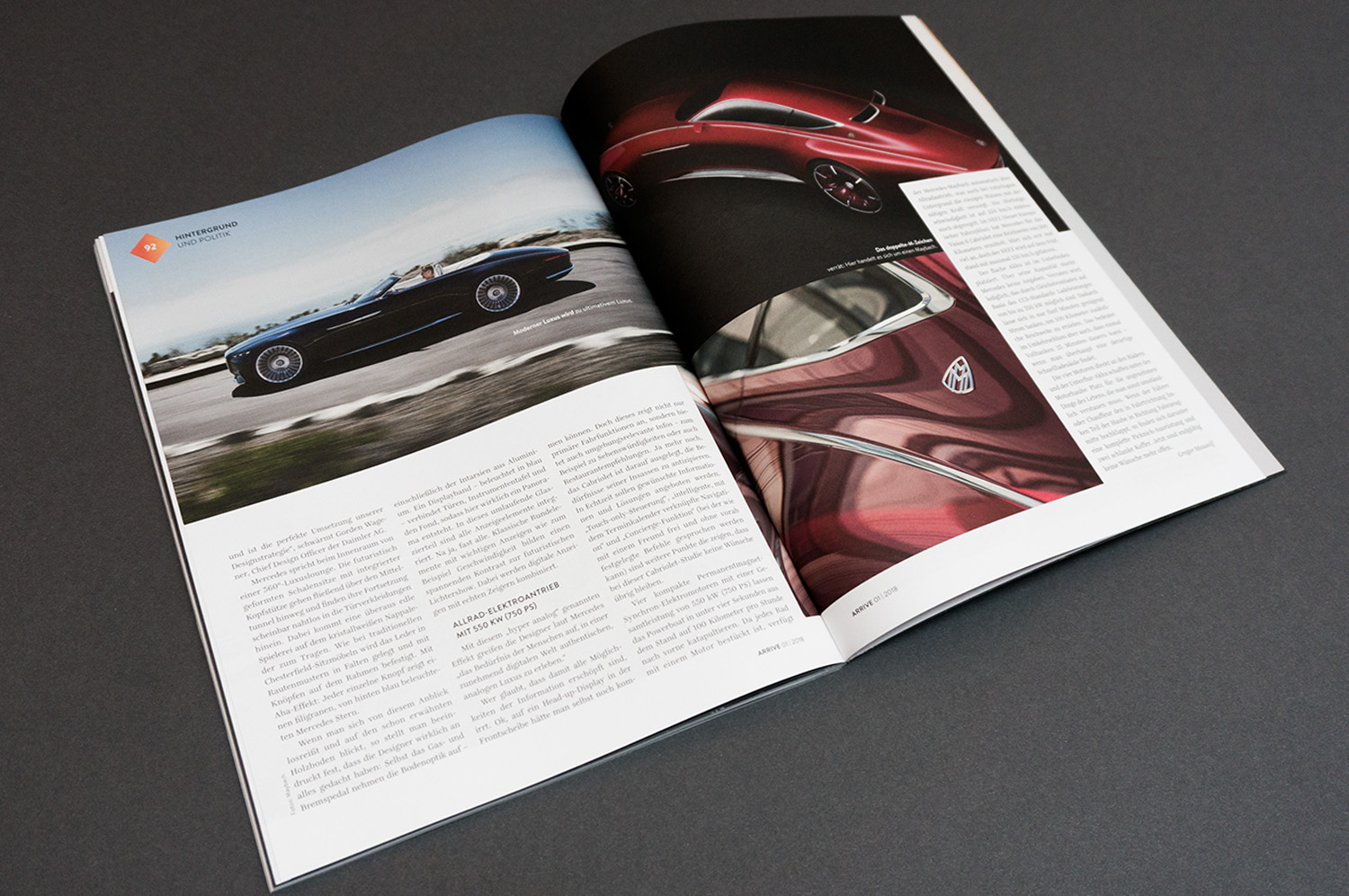 Arrive: Magazin — KD1 Designagentur