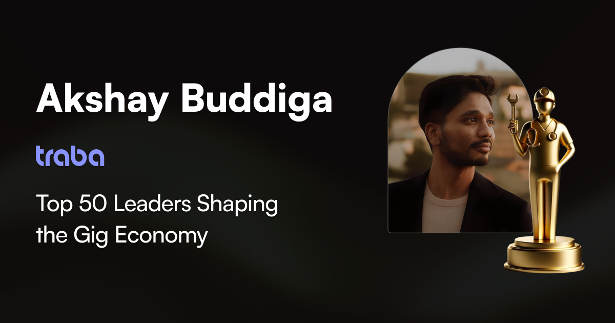 Akshay Buddiga - Top 50 Leaders Shaping the Gig Economy