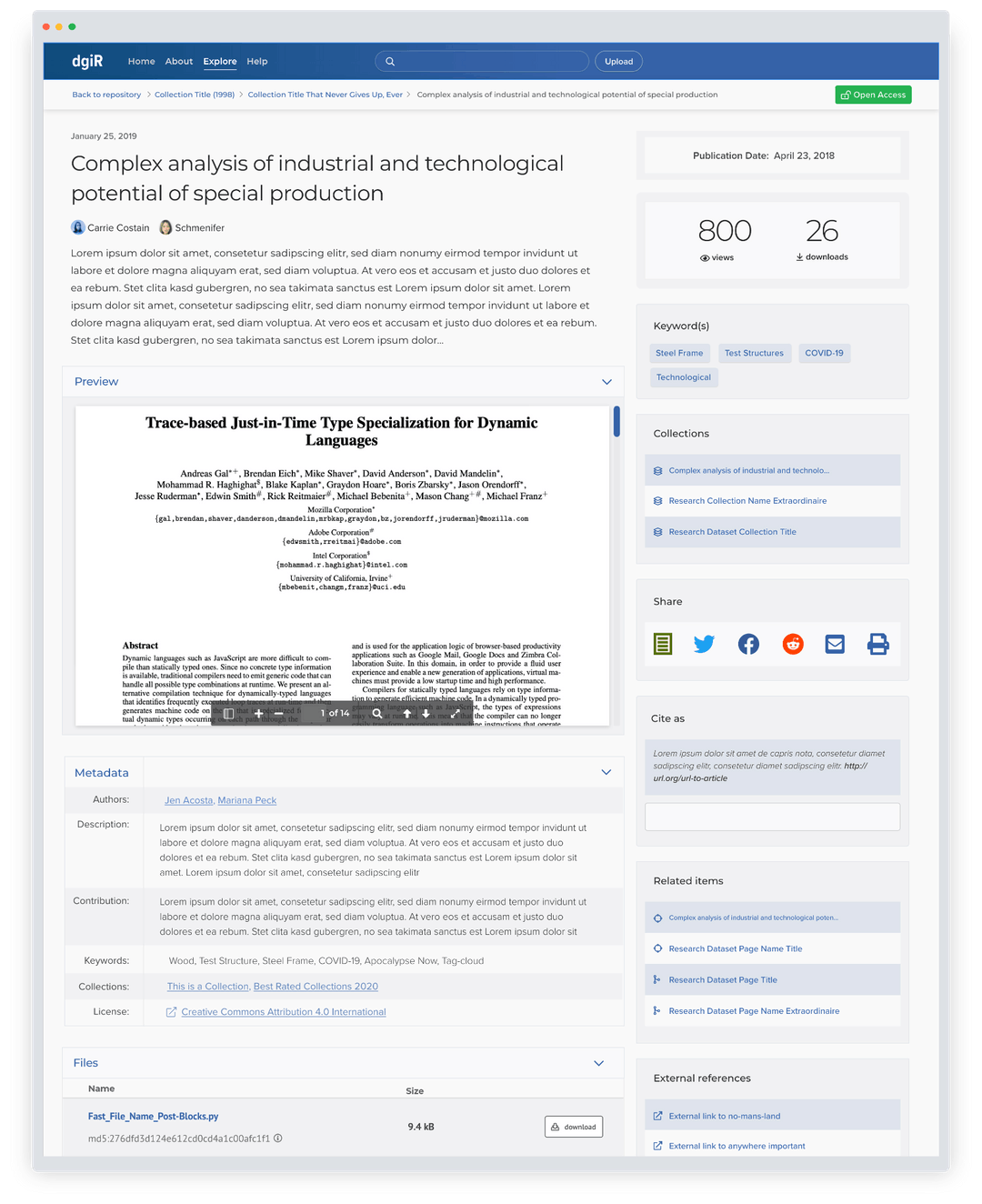 Institutional Repository