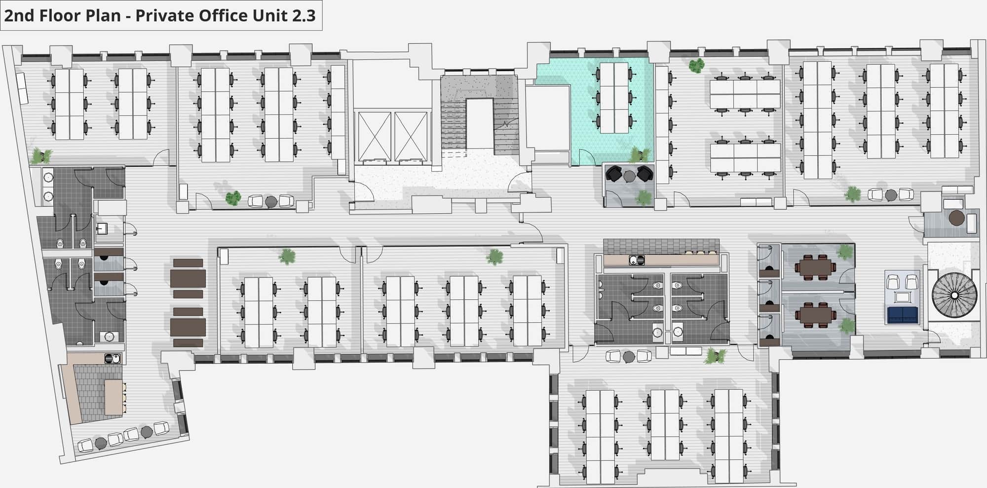 Eiswerk Private Office 6 person workspace | by Techspace