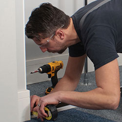 Installation of Concept Sliding Solutions Wardrobe Doors