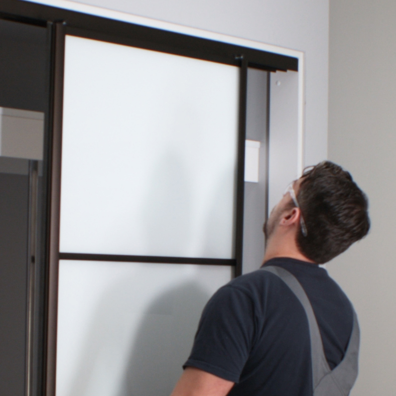 Installation of Concept Sliding Solutions Wardrobe Doors