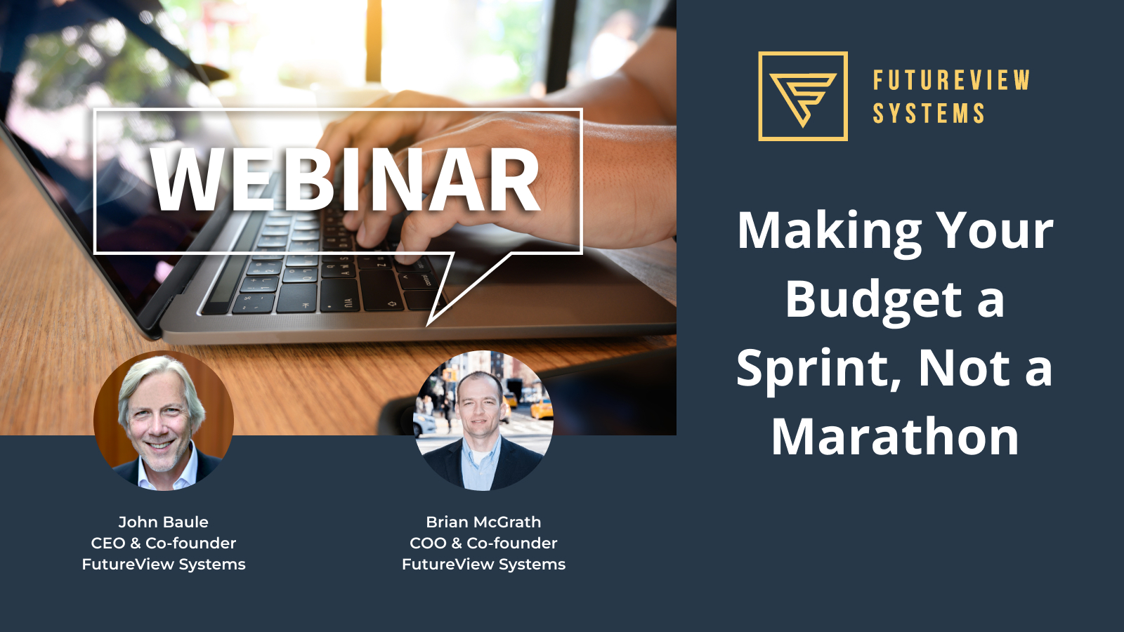 Making Your Budget a Sprint Not a Marathon Webinar