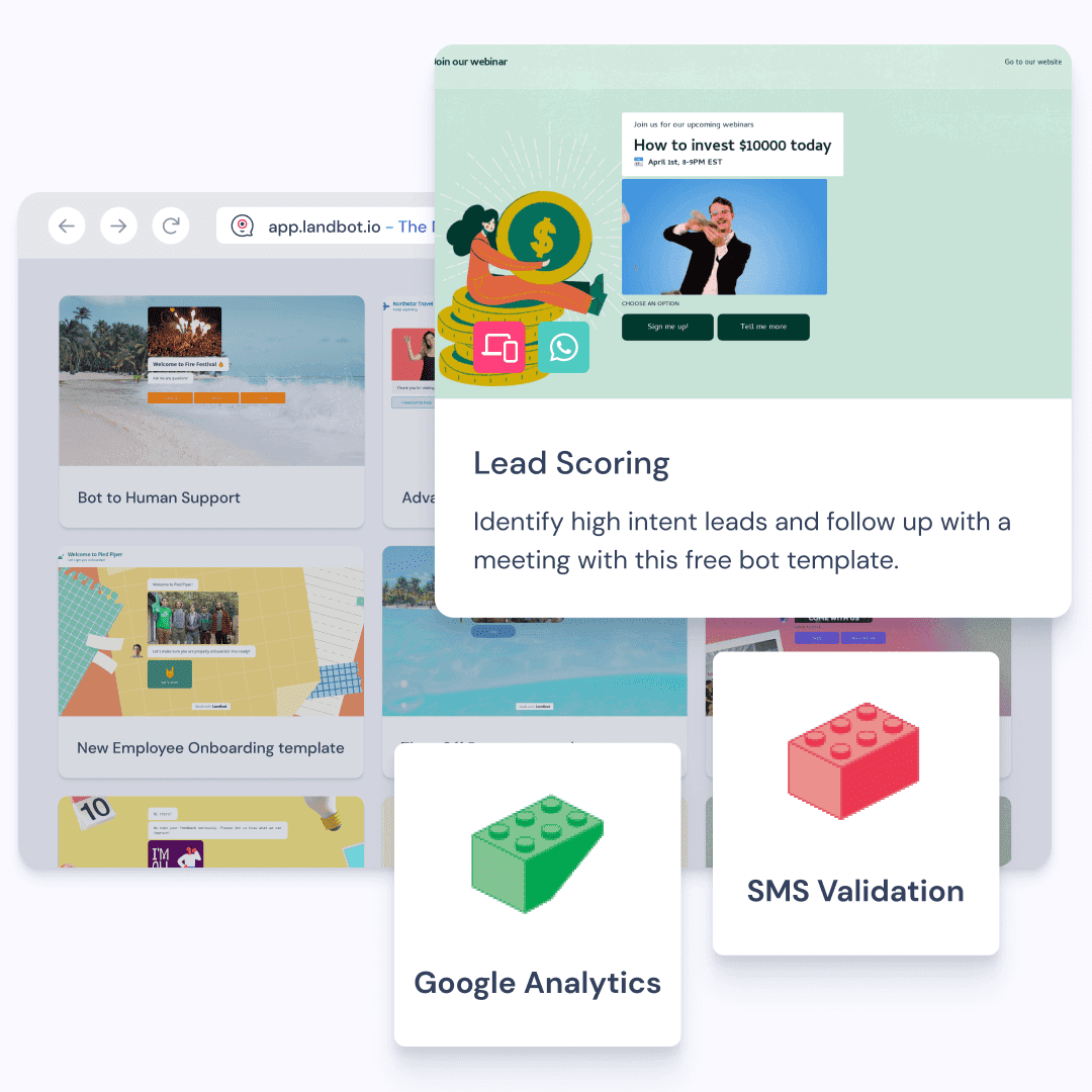 Chatbot Platform for No-Coders | Landbot