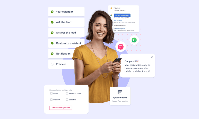 AI Chatbot Generator for Conversational Experiences | Landbot