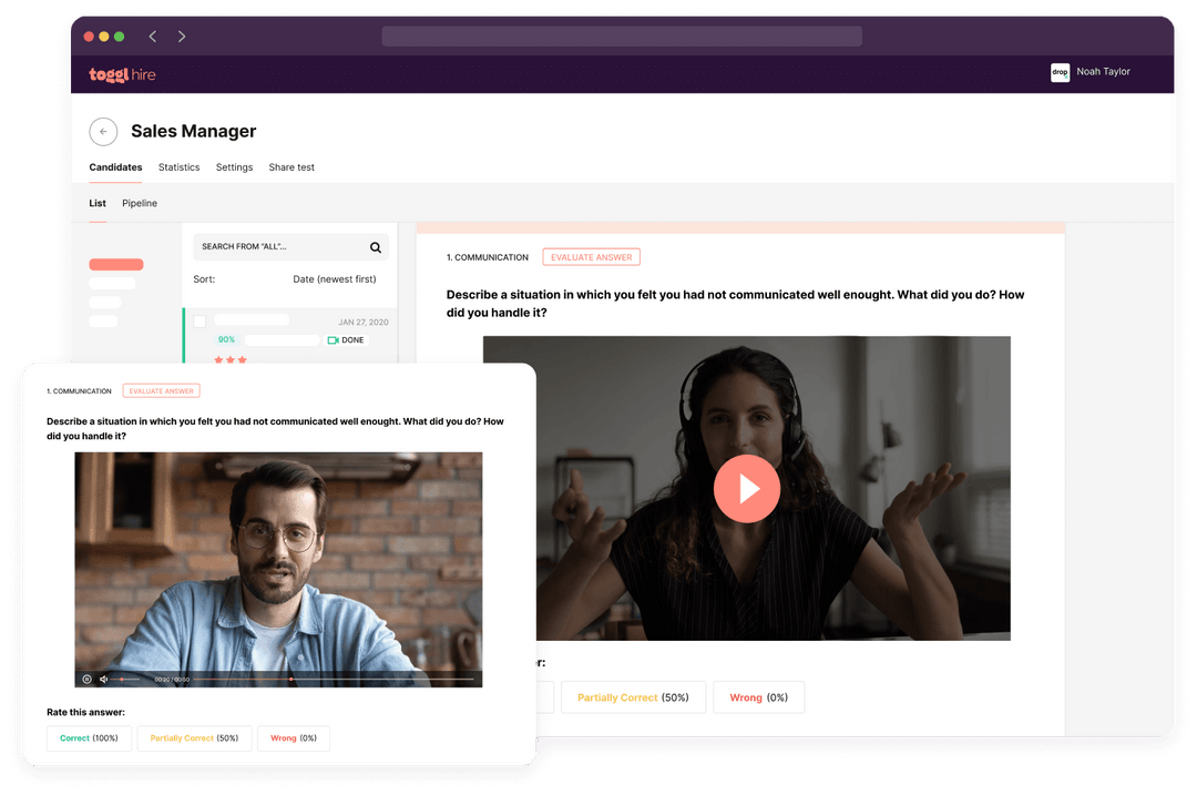 Skills-based Hiring. Qualify Talent with Skills Tests | Toggl Hire
