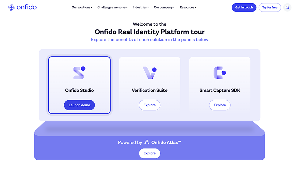 Onfido Real Identity Platform Tour