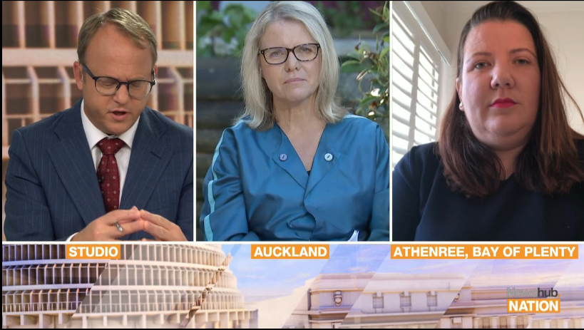 Brigitte Morten on Newshub The Nation