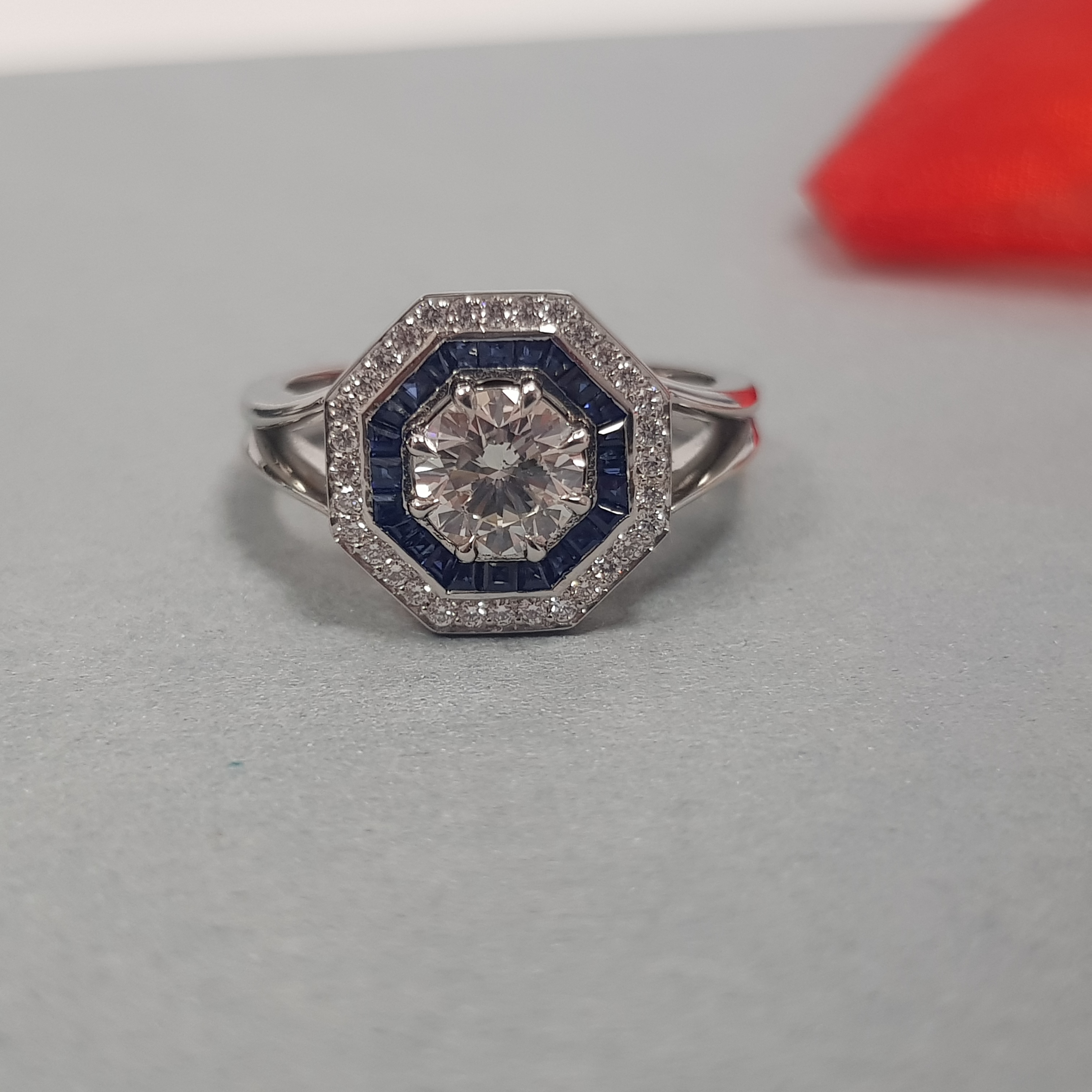 Jewellery Remodelling Case Study #11 - Art Deco Engagement Ring