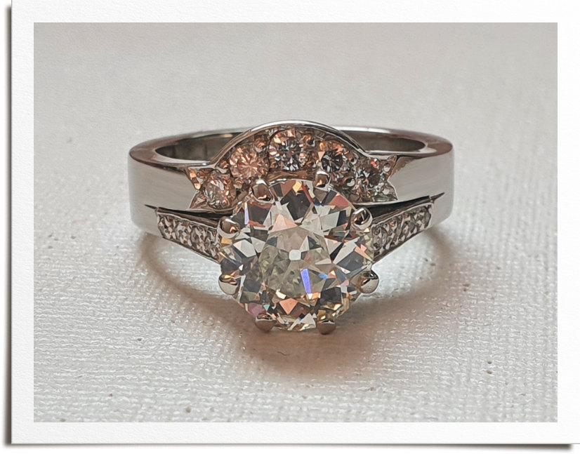 Ring Remodelling Case Study #15 - Invisible Hinge for Arthritic Knuckle