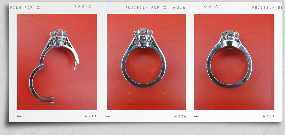 Ring Remodelling Case Study #15 - Invisible Hinge for Arthritic Knuckle