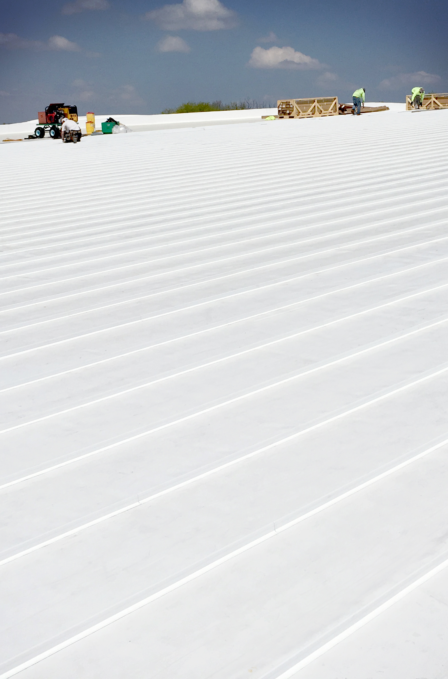 The country's largest VersiWeld TPO Rib Profile roofing system!