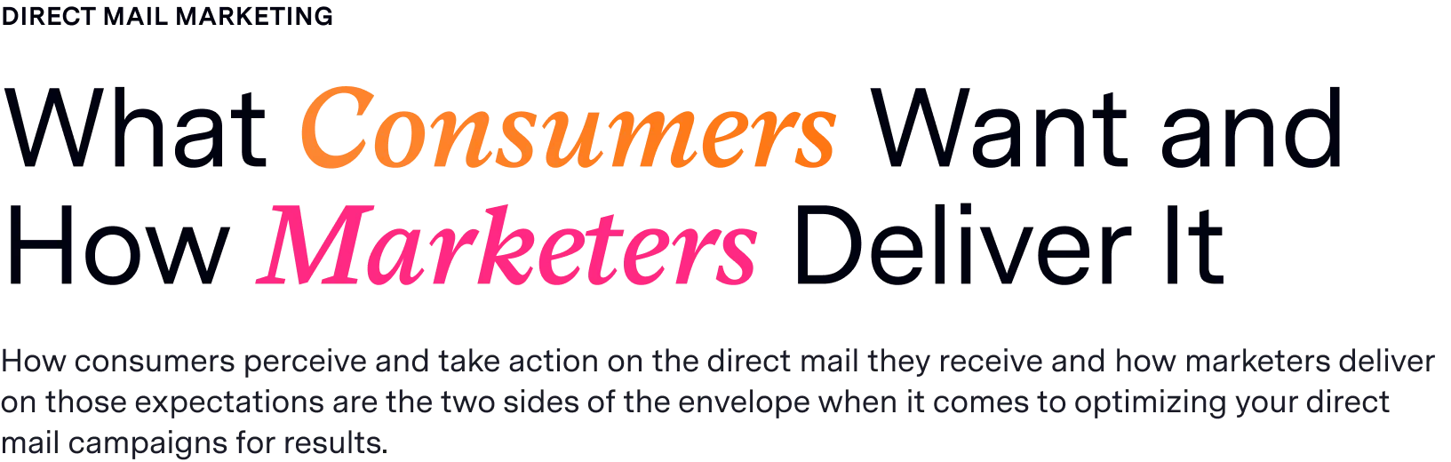 Infographic: The Power of Direct Mail