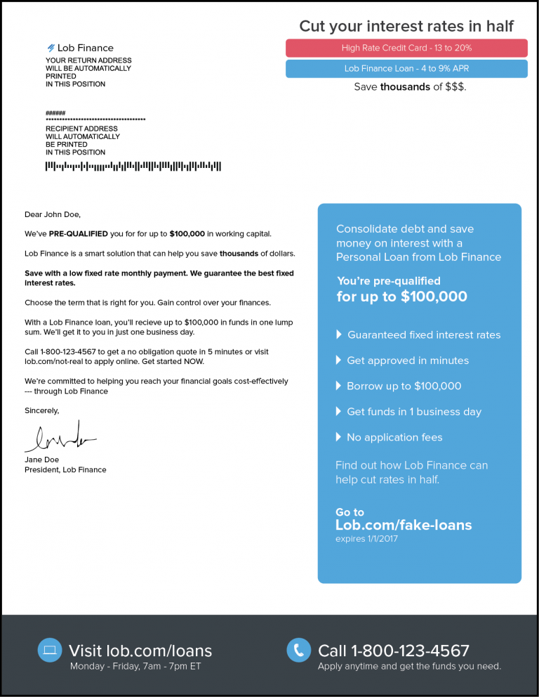 The Anatomy of an Awesome Financial Services Letter