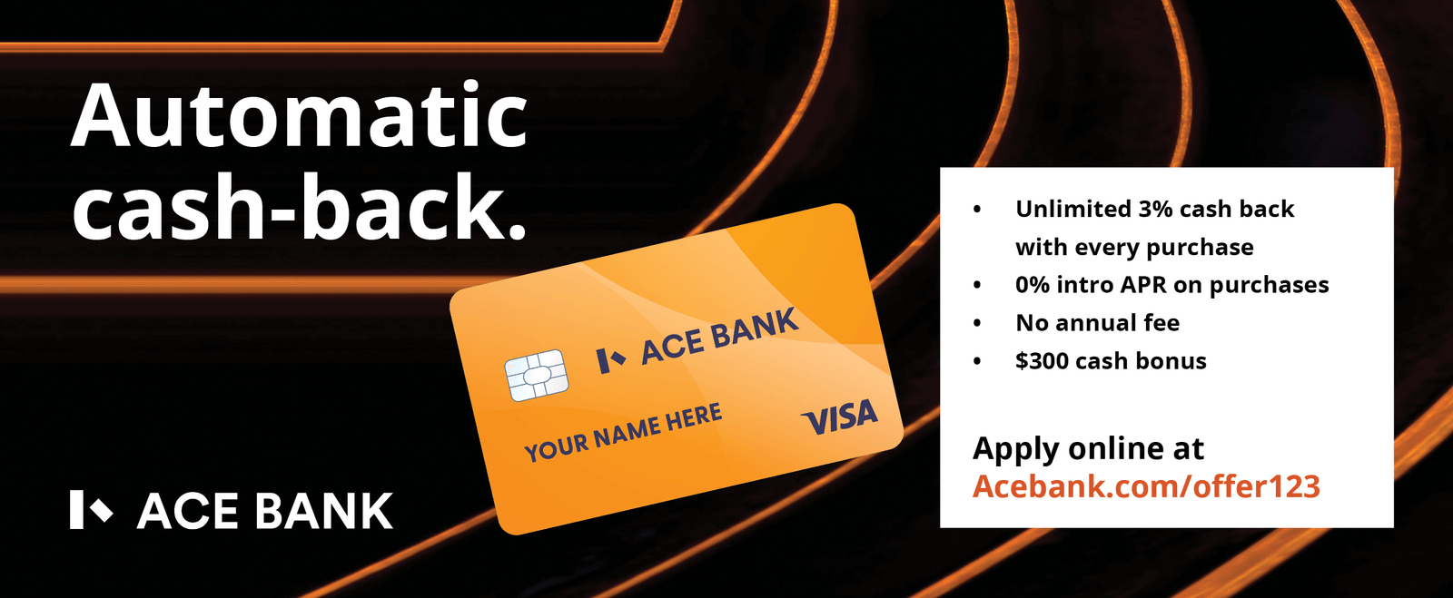 Rewards Card Acquisition Buckslip Template - Lob