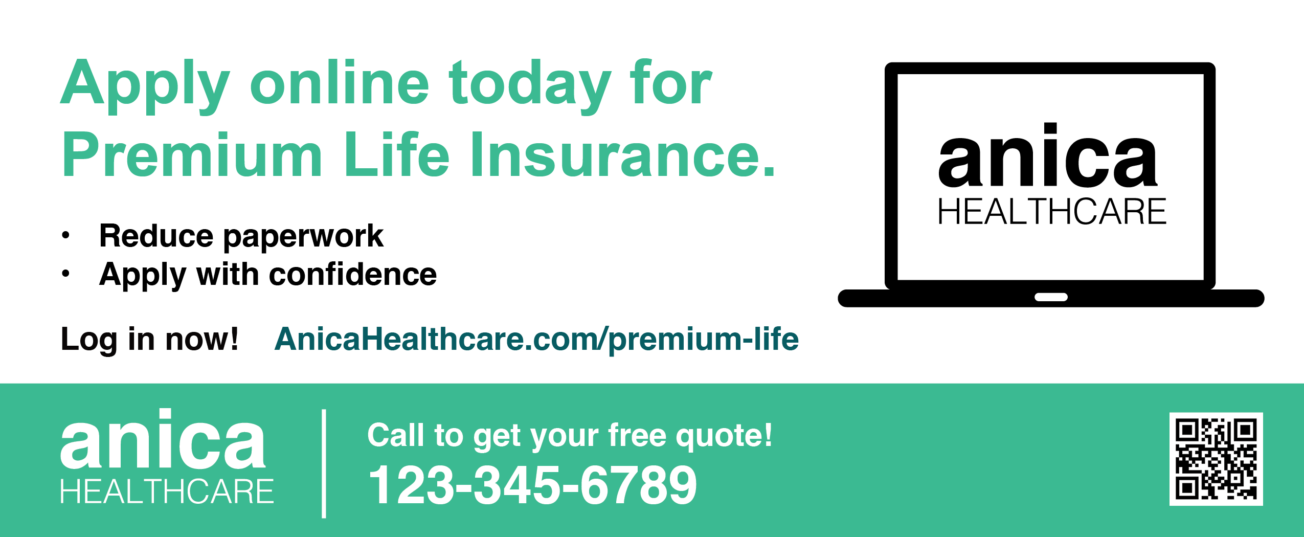 Insurance Enrollment Buckslip Template - Lob