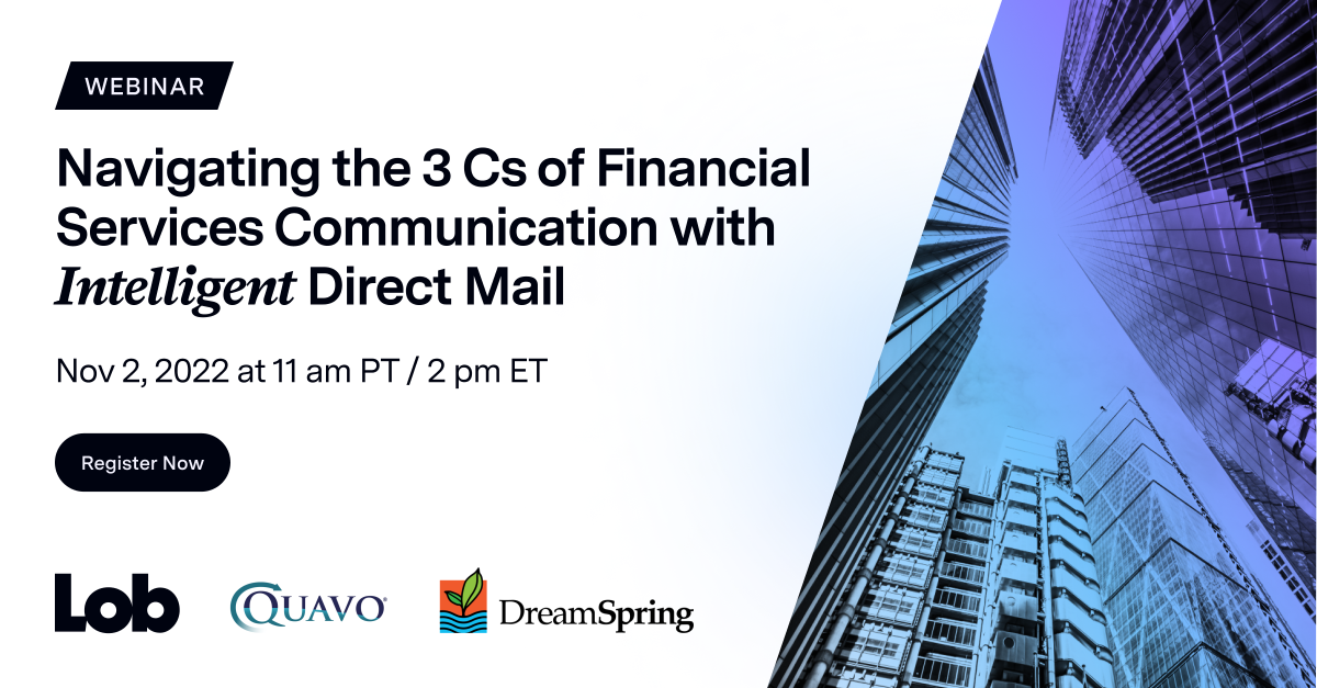 Webinar Recap: The 3 Cs of Financial Services Communication