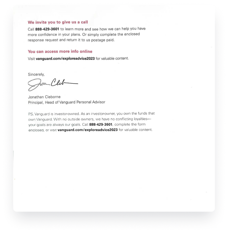 Best Direct Mail Campaigns: Financial Letters