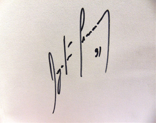 Jim Clark - World Champion autograph Excellent Jim Clark autograph ...