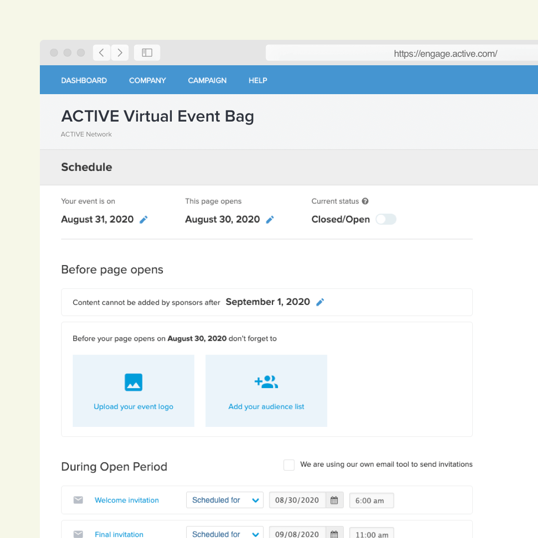 Virtual Event Bags | ACTIVE Network