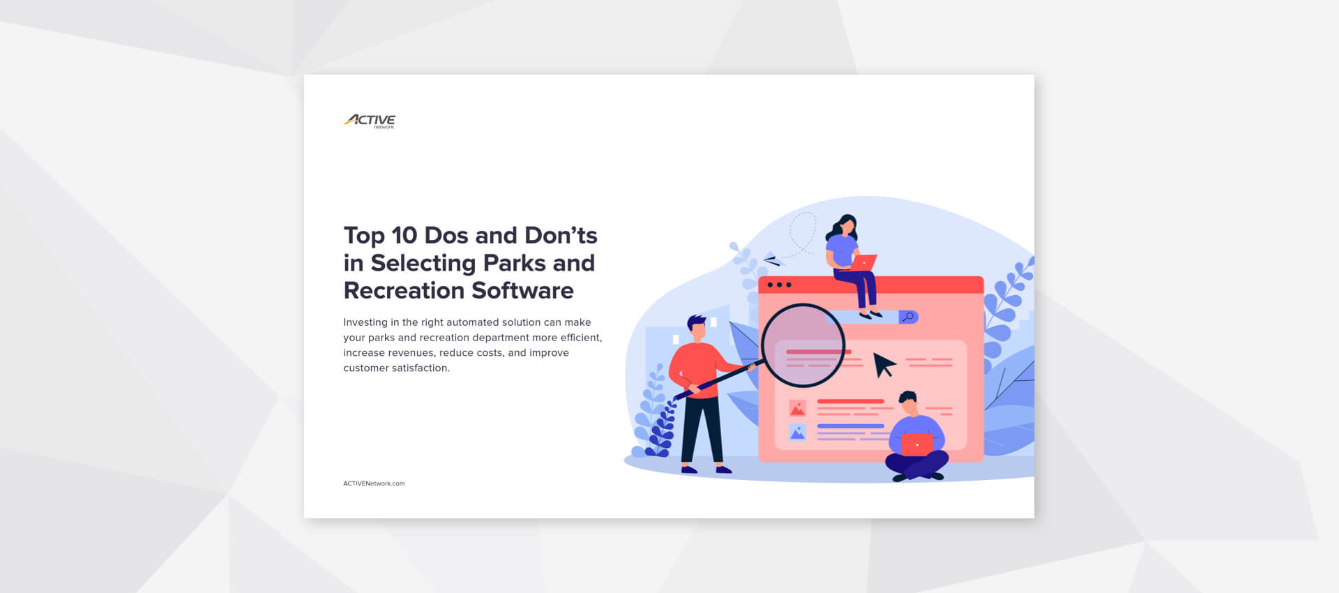 Top 10 Dos and Don’ts in Selecting Parks and Recreation Software ...