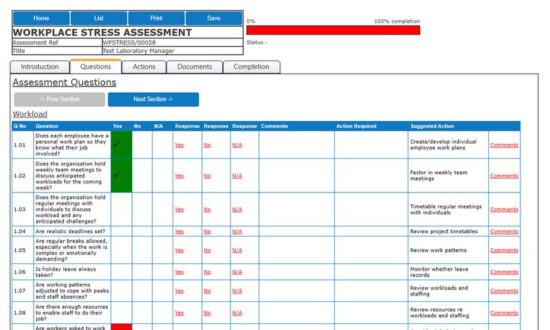Risk Assessment - H&S Management Module from EOA Systems