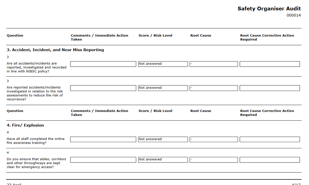 Audit - H&S Management Module from EOA Systems