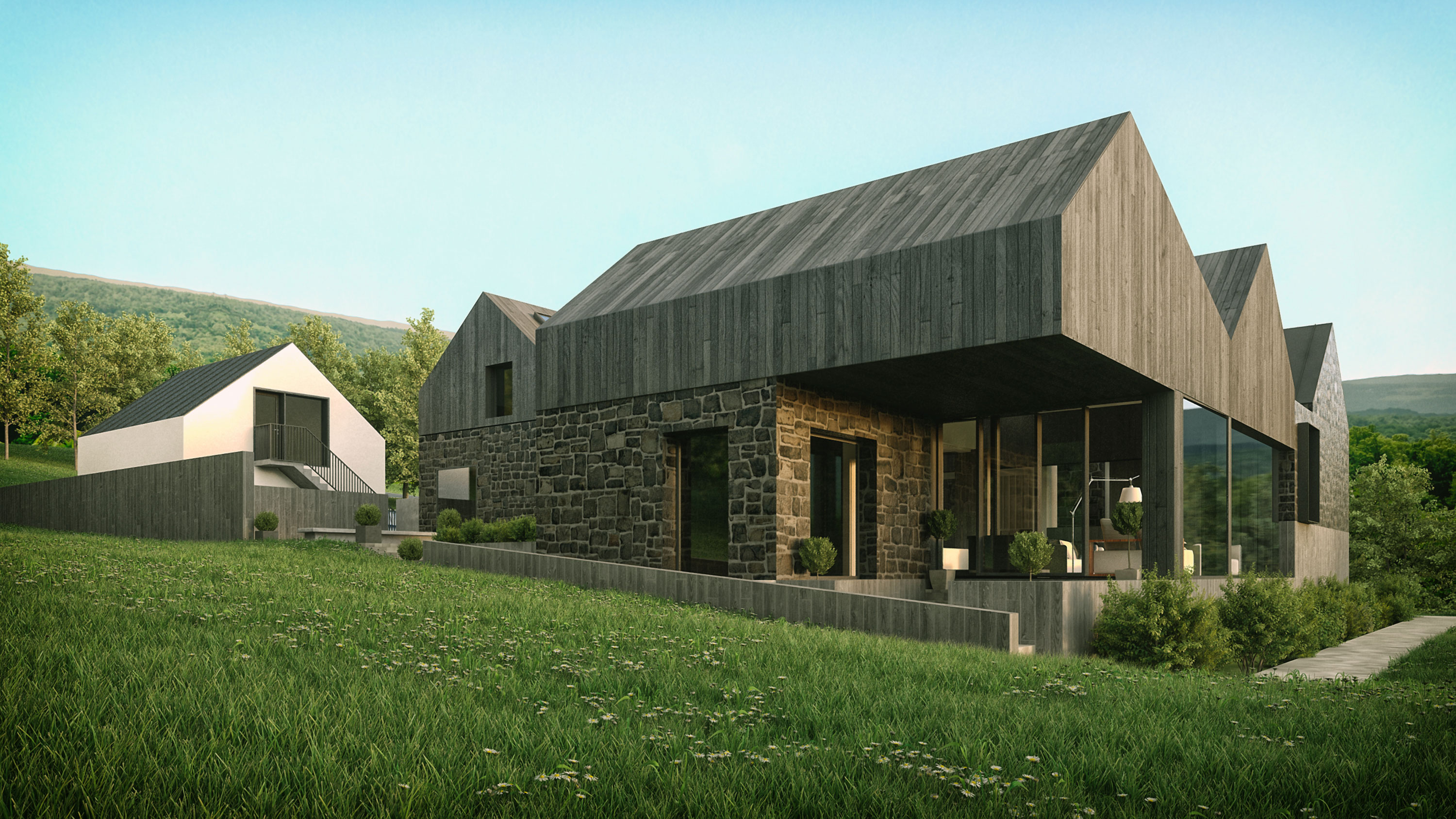 Sperrin House, County Derry - new bespoke contemporary rural home ...