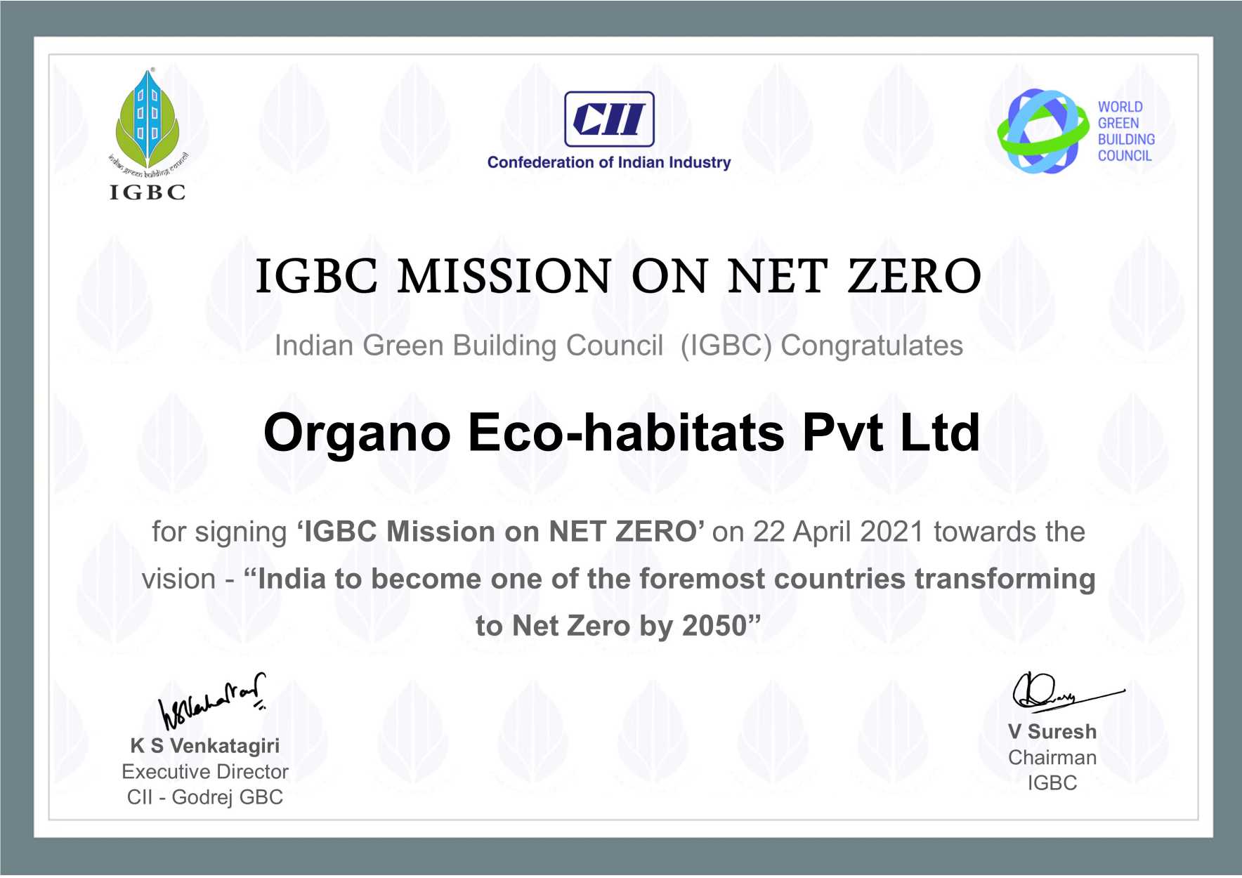 India's Net Zero Mission- What is IGBC? How Organo is contributing?