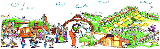 Creating Sustainable Rurban Eco-Habitats for Healthy and Happy Living