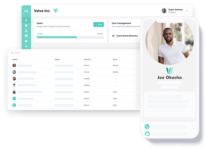 Digital Business Card Platform for Enterprises - HiHello