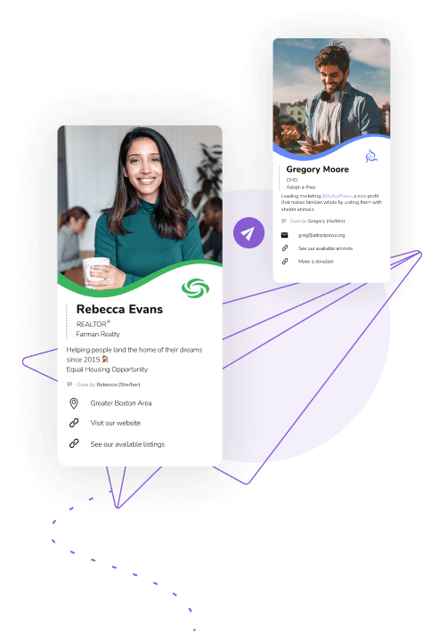 Share Digital Business Cards - HiHello