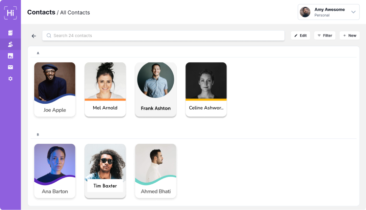 Pricing for HiHello Digital Business Card Subscription
