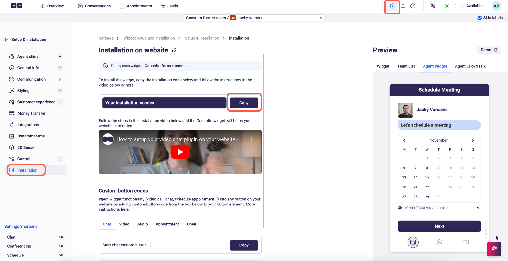 Consolto how-to:Wix Installation instructions