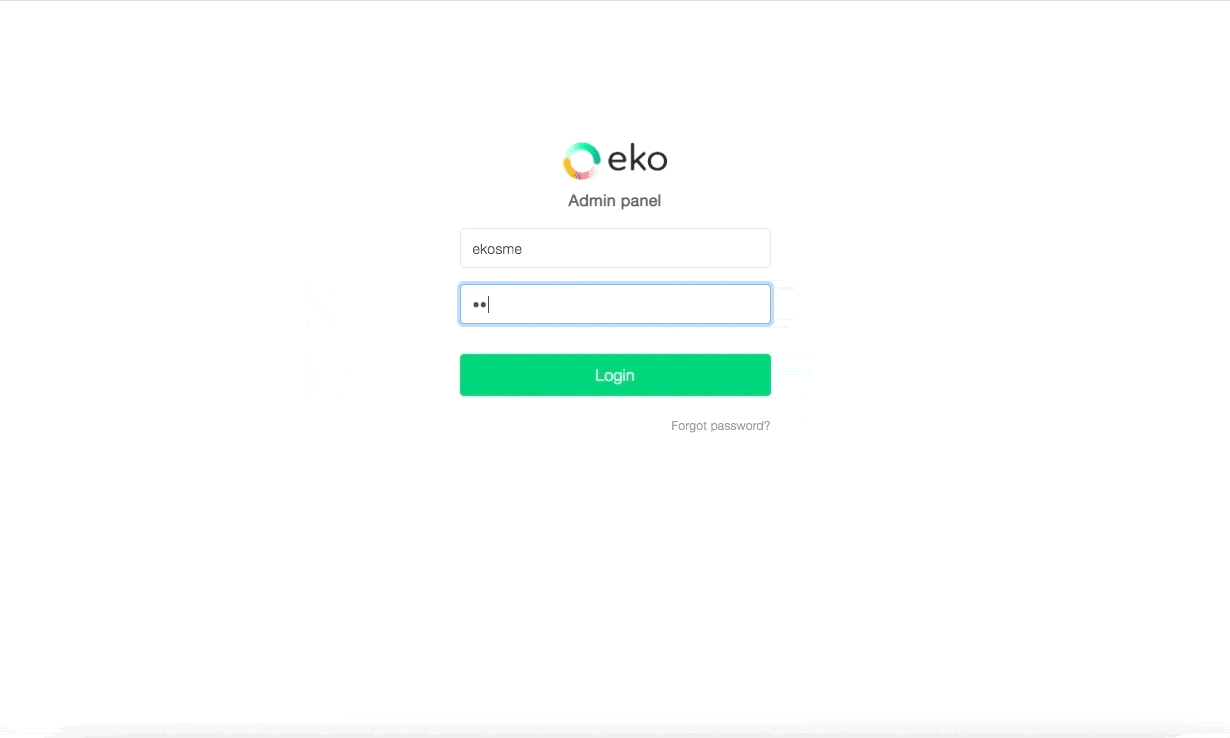 Eko | Admin Quick Start Guide