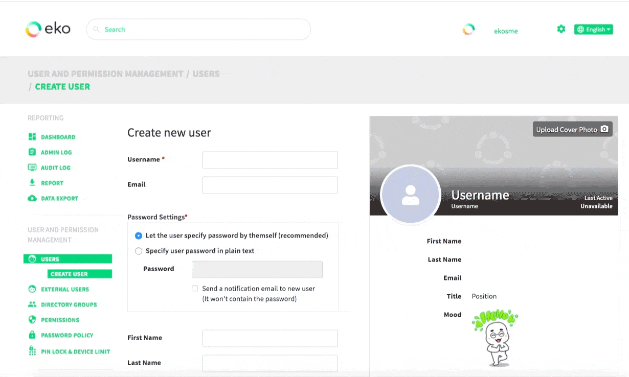 Eko | Admin Quick Start Guide