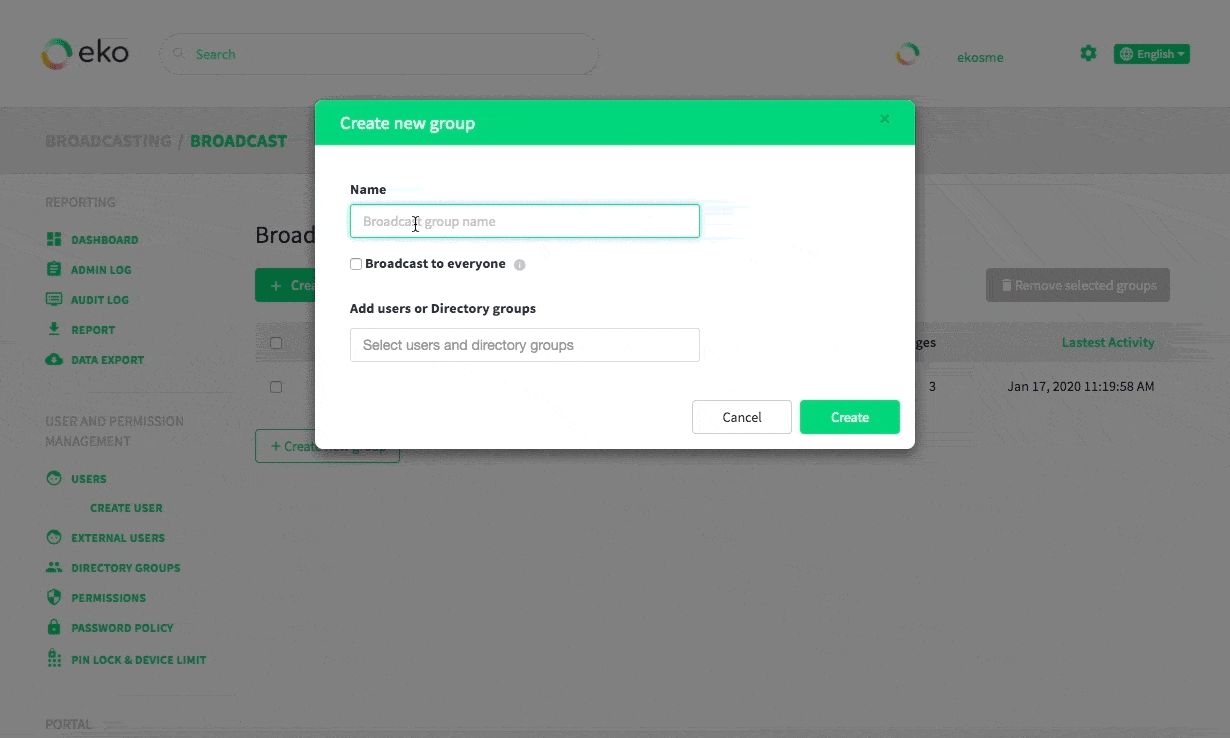 Eko | Admin Quick Start Guide