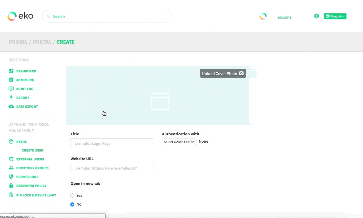 Eko | Admin Quick Start Guide