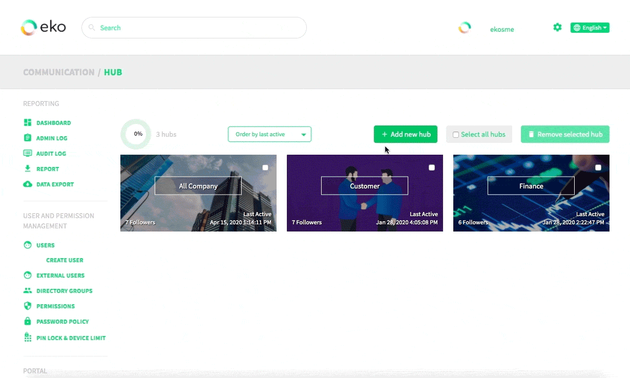 Eko | Admin Quick Start Guide