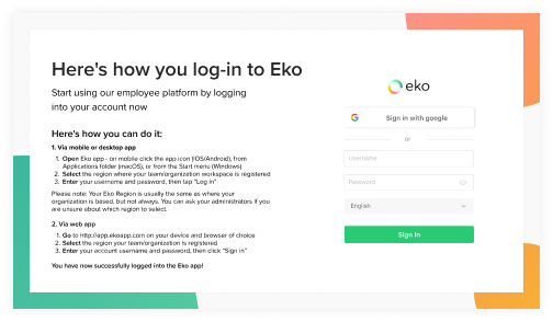 Eko | Best Practices: Application Launch Plan