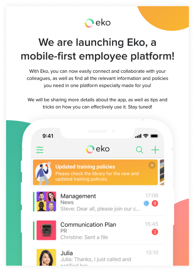 Eko | Best Practices: Application Launch Plan
