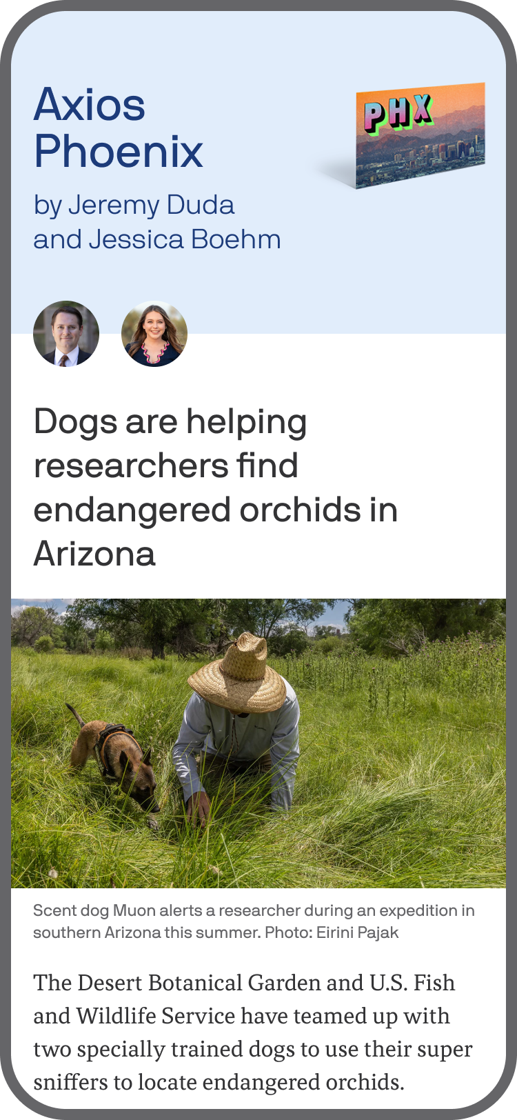 Sign up for Axios Phoenix