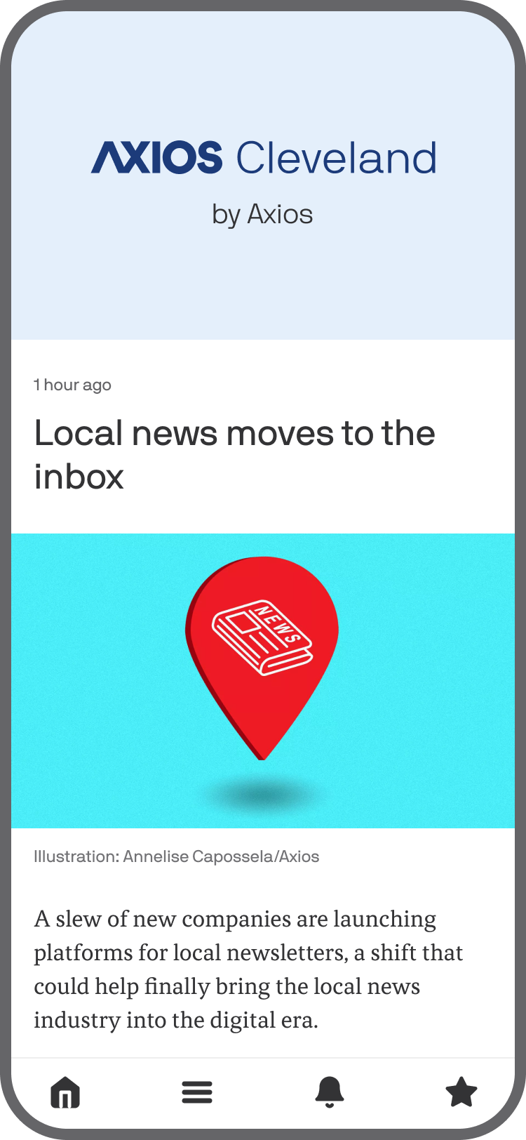 Sign up for Axios Cleveland