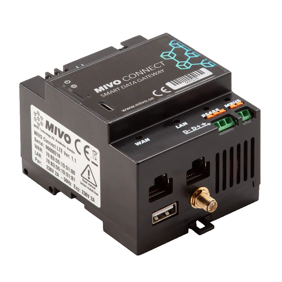 MIVO Connect M-Bus Gateway för mätinsamling i fastigheter