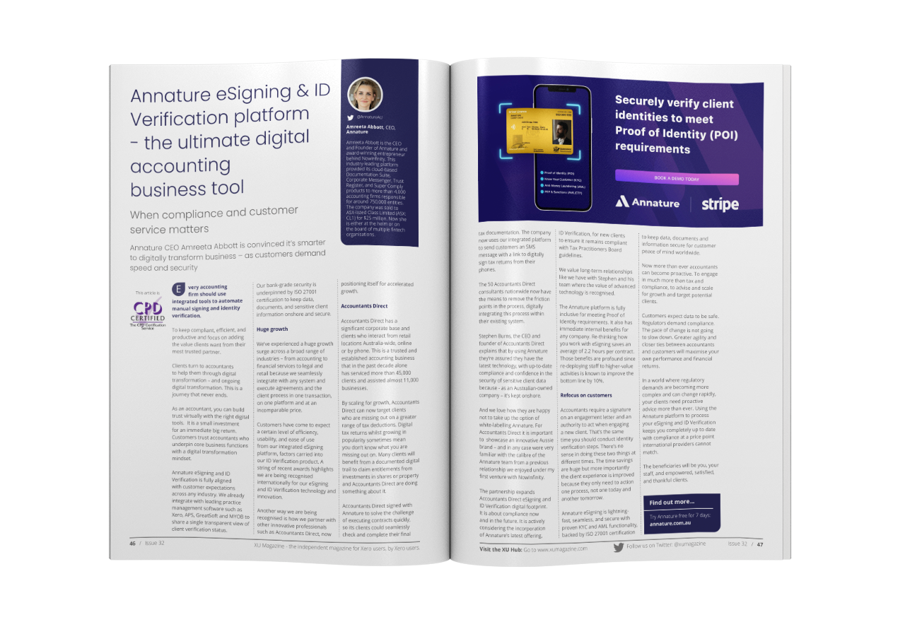 Annature eSigning & ID Verification platform - the ultimate digital ...