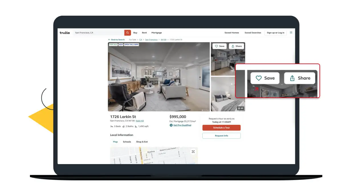 Case Study: UX Review of real estate apps | Uptech