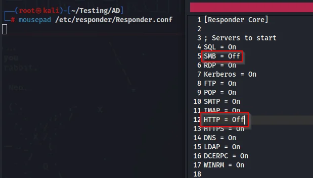 Demonstration of an SMB relay attack on Active Directory