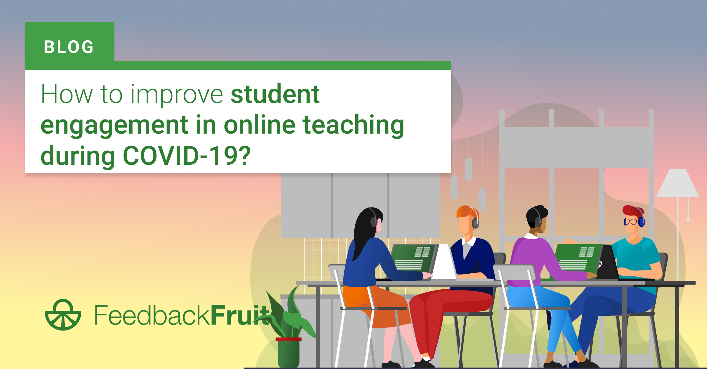 How to improve student engagement in online learning?